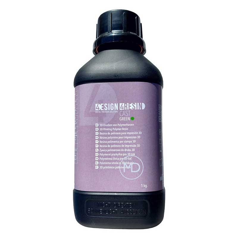 Resina Calcinable 4design Verde 1 Kg Colado Dental